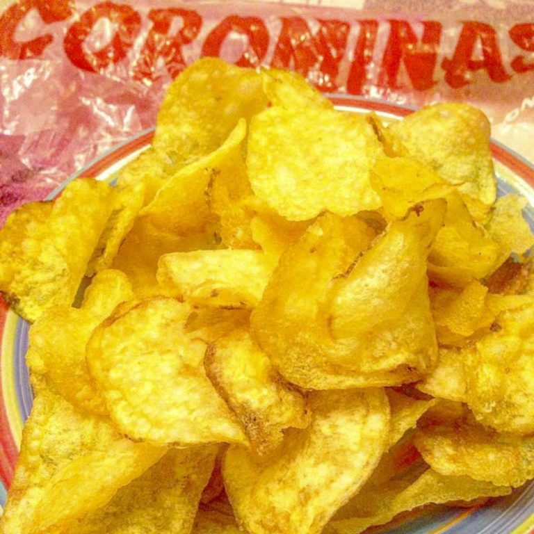 Artisan potato chips (patatas fritas), churrería style, from Barcelona ...